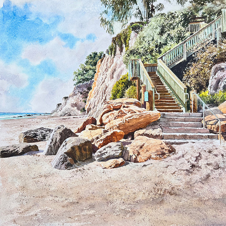 Ray Hunter, Artist, Waterhouse Gallery, Watercolor artist, Oak Group ...