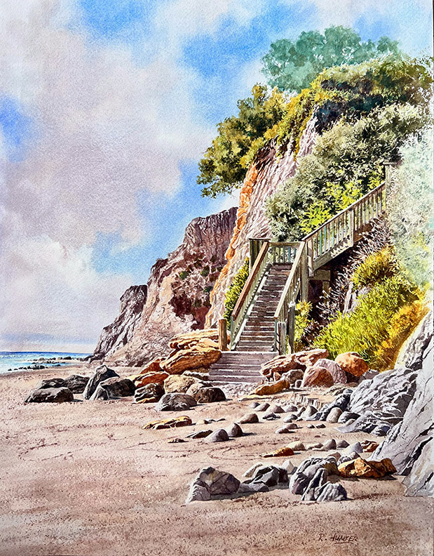 Ray Hunter, Artist, Waterhouse Gallery, Watercolor artist, Oak Group ...